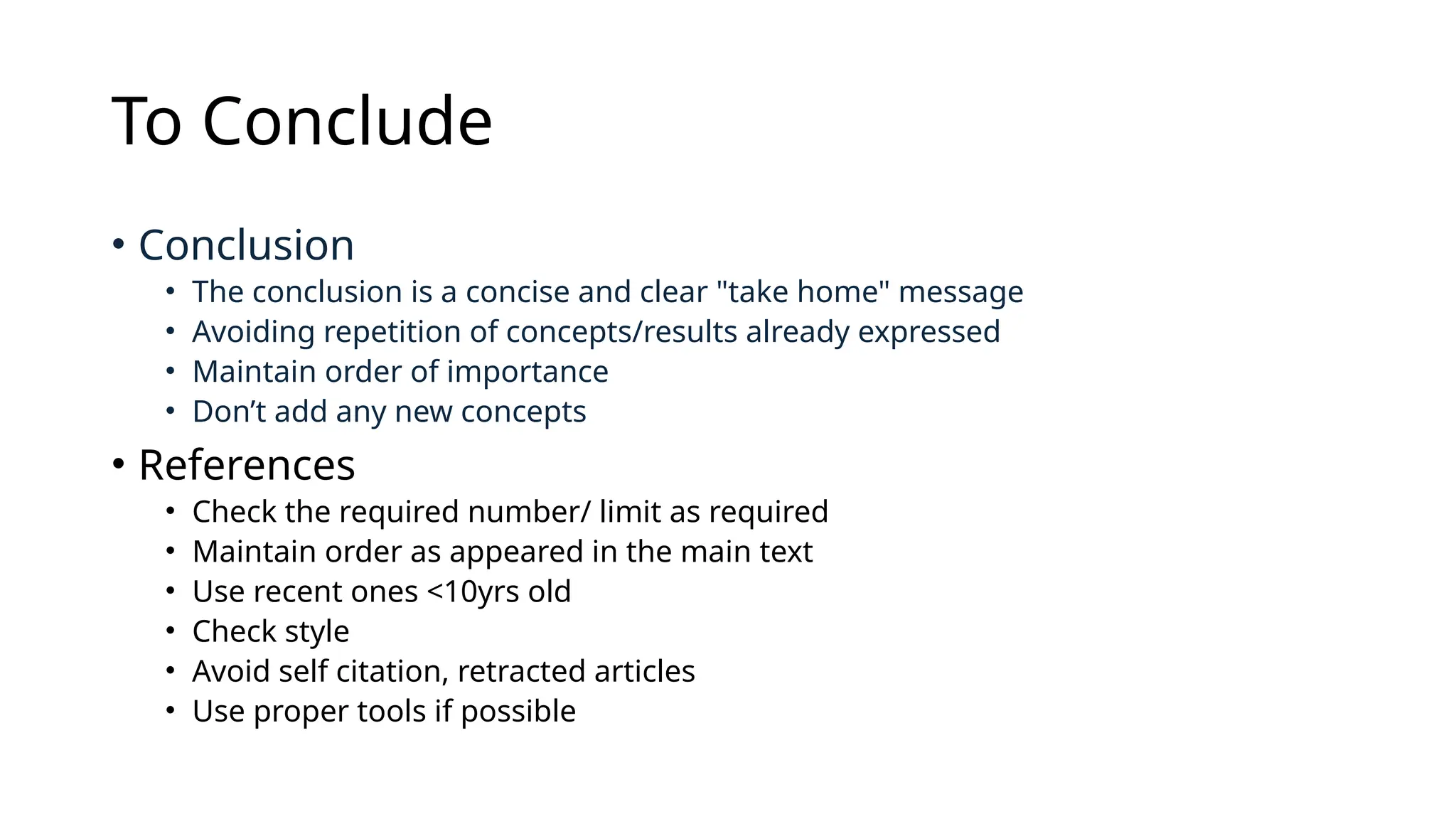 How to write conclusion and references in manuscript.pptx