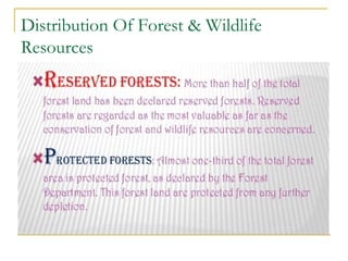 forest and wildlife resource | PPT