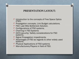 Free Space Optical Communication | PPT