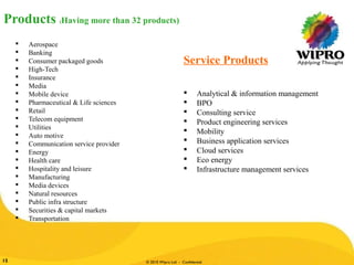 Pritty organiations study at wipro, chennai | PPT