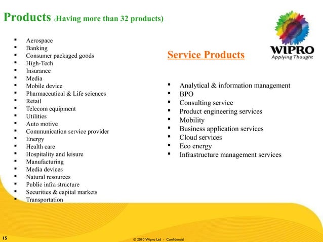 Pritty organiations study at wipro, chennai | PPT