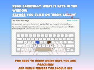 Pri typing web instructions | PPTX