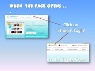 Pri typing web instructions | PPT
