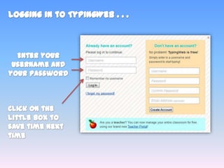 Pri typing web instructions | PPTX