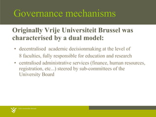 Prium Brussels 0809 University Governance | PPT