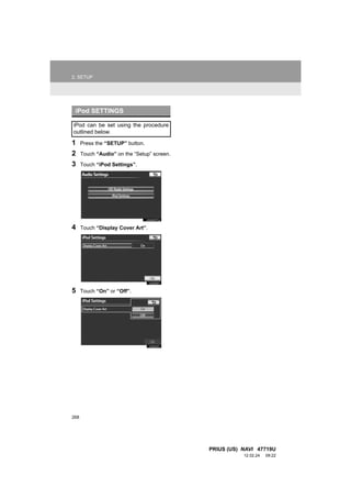 2012 Toyota Prius Audio System | PDF