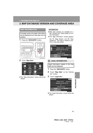 2012 Toyota Prius V Information Display | PDF