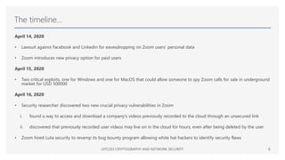 Zoom: Privacy and Security - A case study | PPTX
