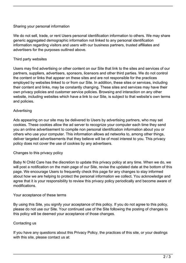 Privacy Policy | PDF | Free Download