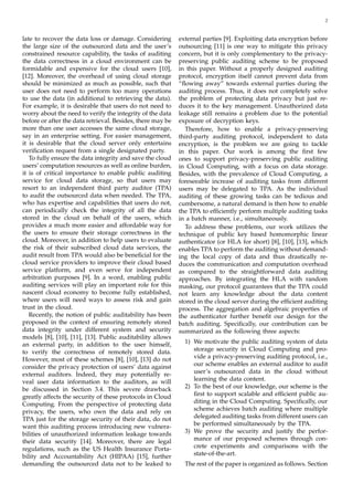 Privacy preserving public auditing for | PDF