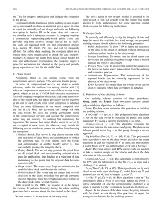 Privacy-Preserving Public Auditing for Regenerating-Code-Based Cloud ...