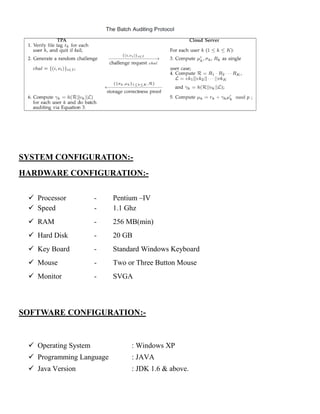 DOTNET 2013 IEEE CLOUDCOMPUTING PROJECT Privacy preserving public auditing for secure cloud ...