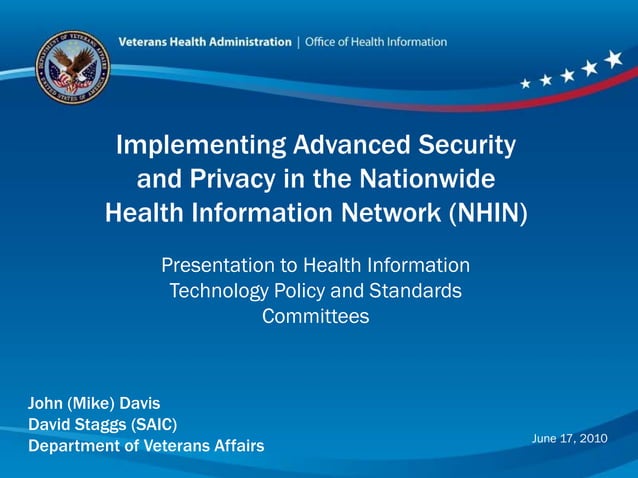 NHIN Privacy & Security | PDF