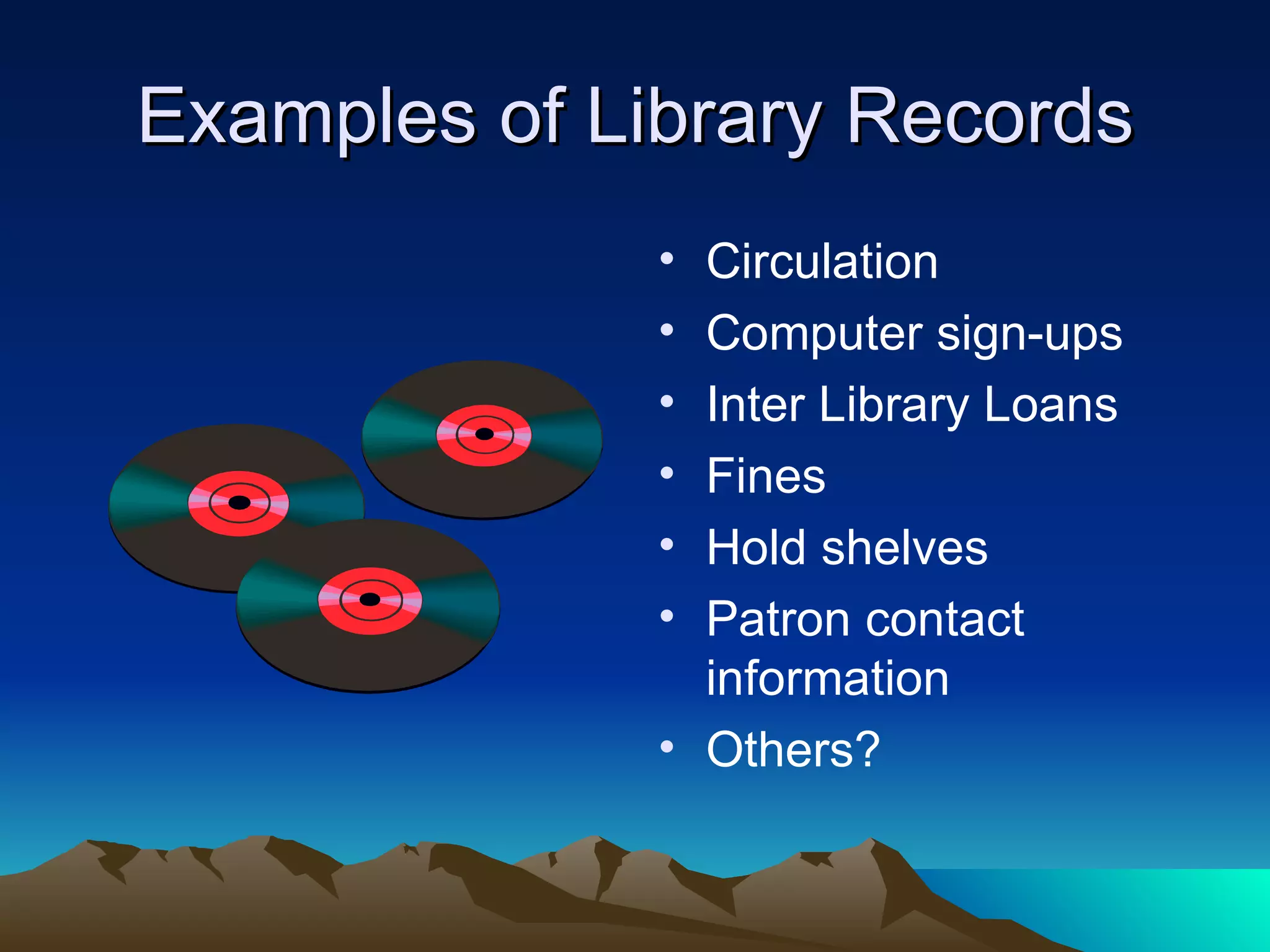 Montana Library Privacy Issues | PPT