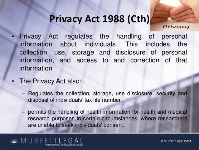 What Is The Purpose Of The Commonwealth Privacy Act Of 1988 - Catalog ...