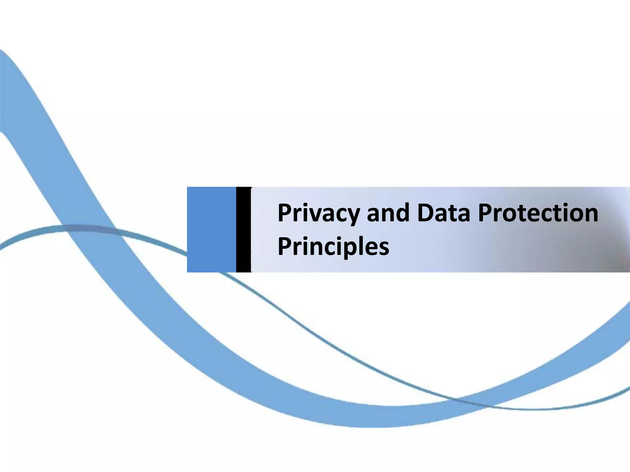 Privacy and Data Protection | PPTX