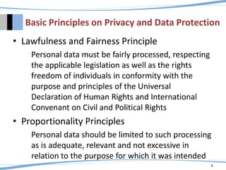 Privacy and Data Protection | PPTX