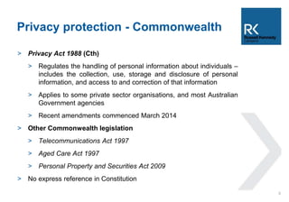 Privacy and Data Protection Act 2014 (VIC) | PPTX
