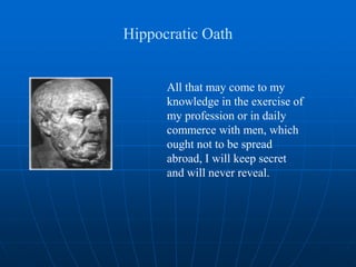 Patient PRIVACY AND MEDICAL CONFIDENTIALITY.ppt