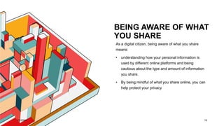 Privacy and Security in digital citizenship | PPT