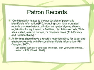 Privacy and security 815 | PPT