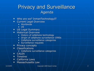 Privacy And Surveillance | PPT