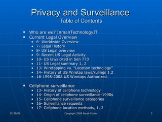 Privacy And Surveillance | PPT