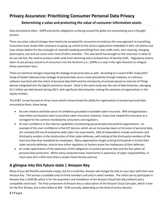 Personal Data Privacy Assurance | PDF