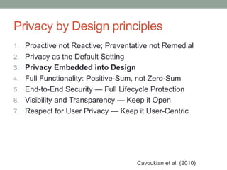 Privacy by design | PPTX