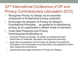 Privacy by design | PPTX