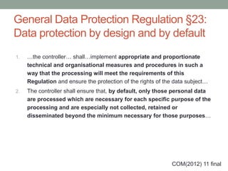 Privacy by design | PPTX