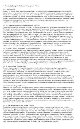 Privacy By Design Manual, an introduction to steps for privacy by design | PDF | Internet Safety ...