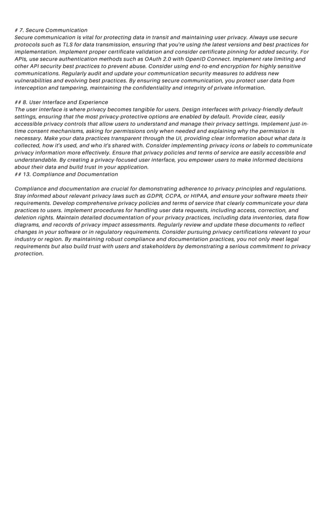 Privacy By Design Manual, an introduction to steps for privacy by ...