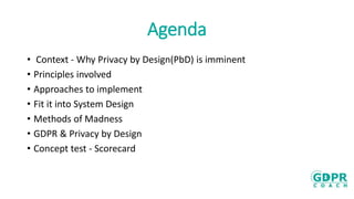 Privacy by Design or Privacy by Re-engineering | PPT