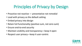 Privacy by Design or Privacy by Re-engineering | PPT