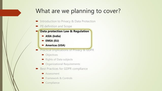Privacy & Data Protection | PPTX