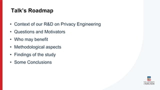 Privacy Engineering in the Wild | PPTX