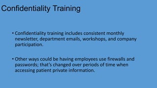 Healthcare Privacy and Confidentiality | PPTX