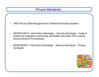 IT Perspectives in Implementing Privacy Framework | PPT