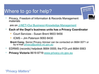 Privacy icms (handouts) | PPT