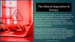 Privacy in the Age of AI Strategies for Navigating Ethical Challenges.pptx