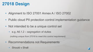 Privacy in the Cloud- Introduction to ISO 27018 | PDF