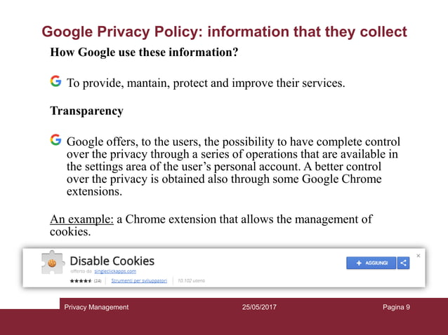 Privacy Management | PPT