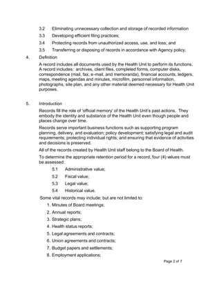 Privacy policy procedure | PDF