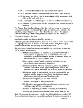 Privacy policy procedure | PDF