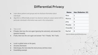 Privacy preserving machine learning | PDF