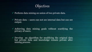 Privacy preserving on | PPT