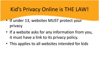 Privacy rules | PPTX