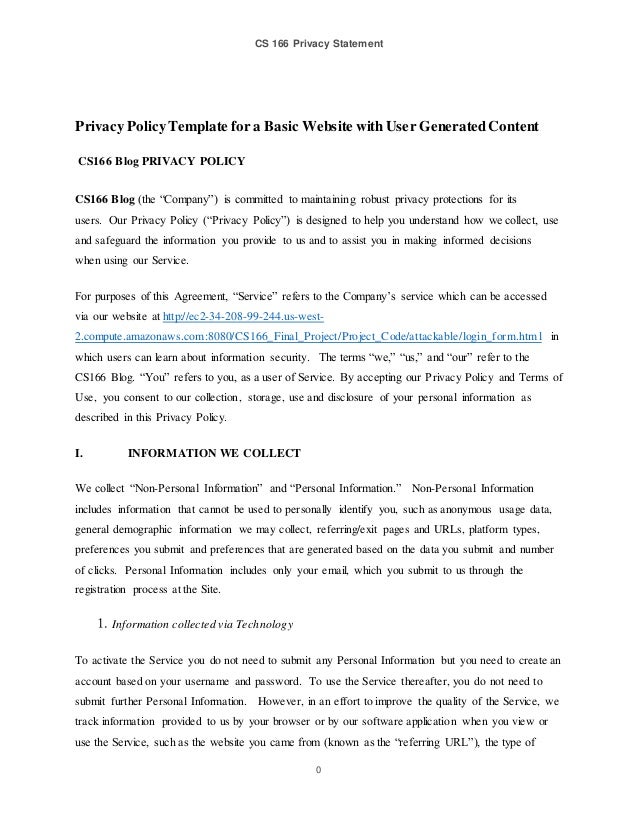 Privacy Statement privacy-statement