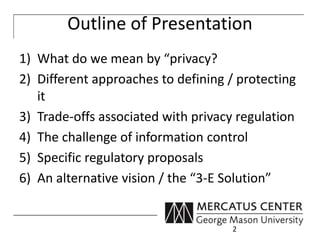 Privacy & the Internet: An Overview of Key Issues | PPTX